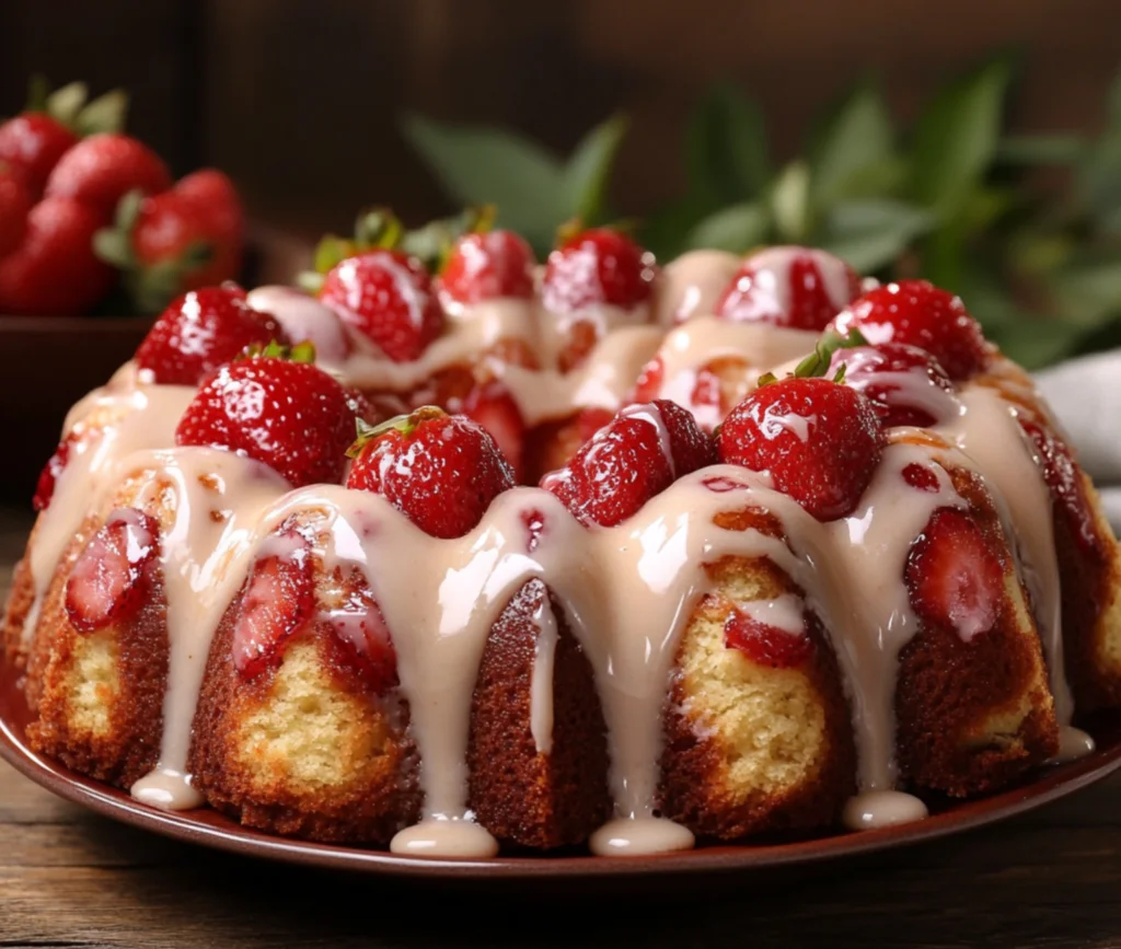 Strawberry Honeybun Cake Recipe - Delicious and Easy to Make - Recipesyz
