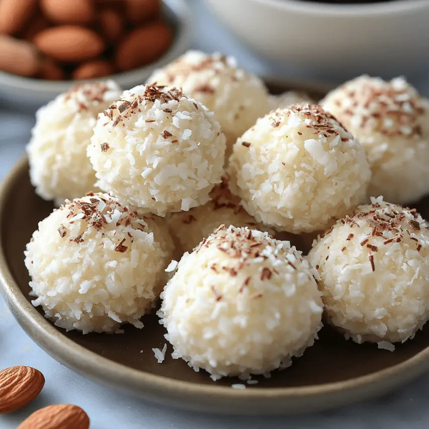 Almond Joy Coconut Bites – Easy Recipe for a Healthier Treat - Recipesyz