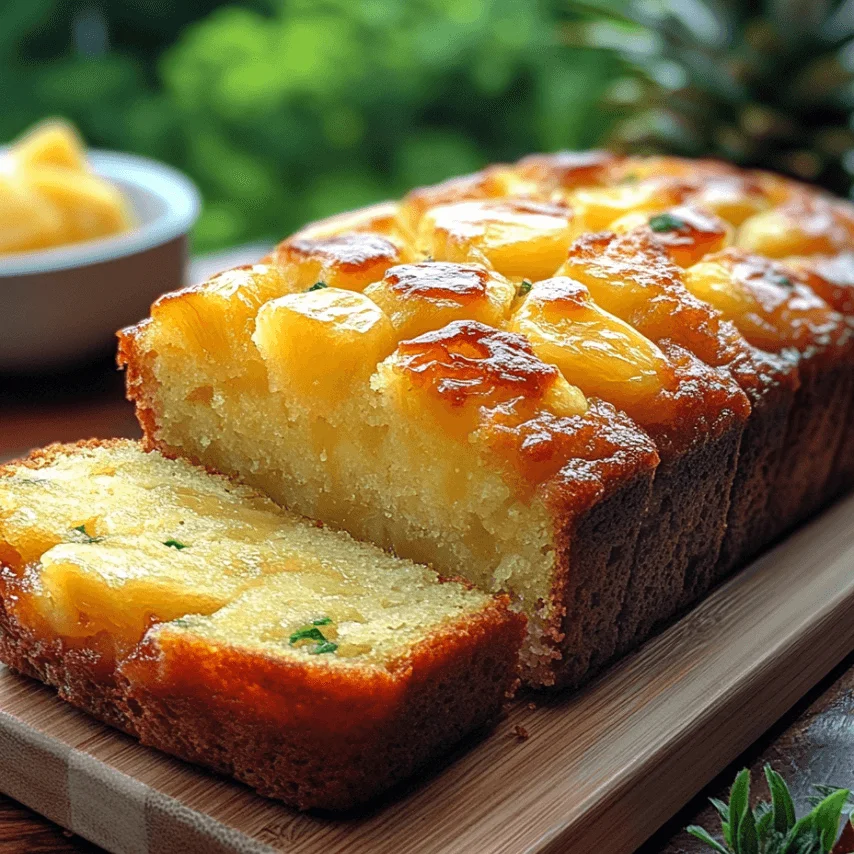 Pineapple Quick Bread – Moist, Sweet & Easy Homemade Recipe - Recipesyz