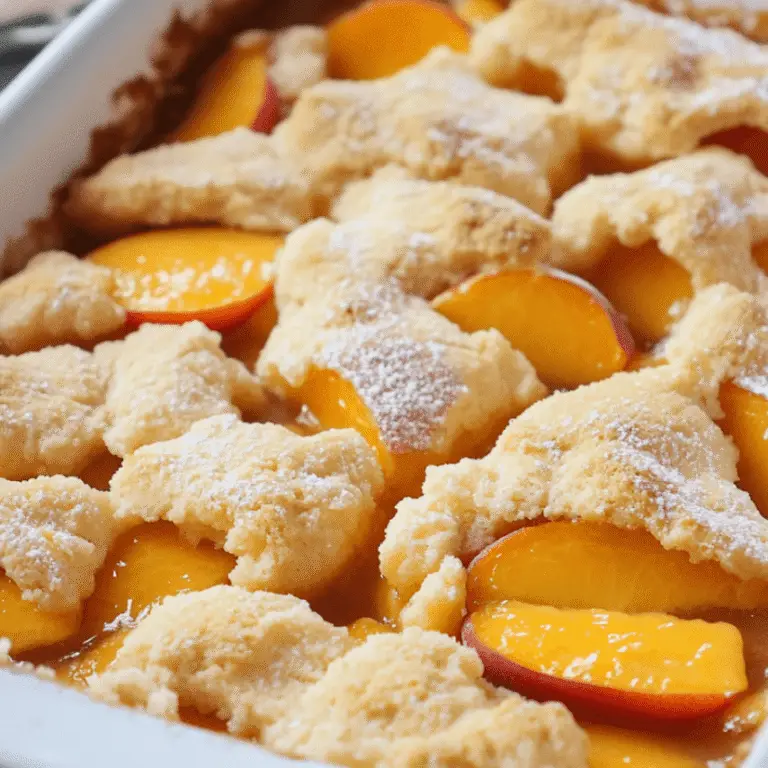 Lazy Man’s Pie Peach Cobbler - LeckerRezepteHub