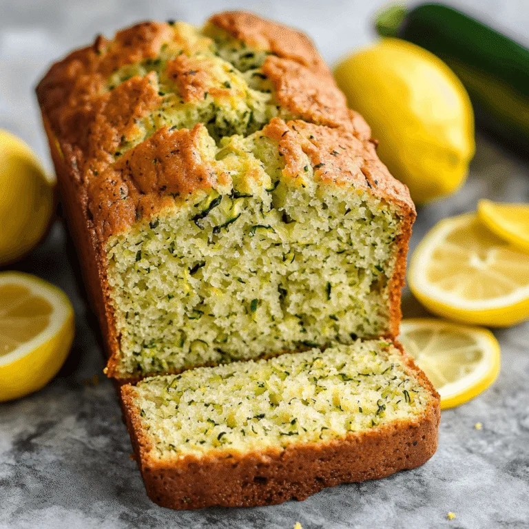 Lemon Zucchini Bread: A Deliciously Unique Recipe! - Recipesyz