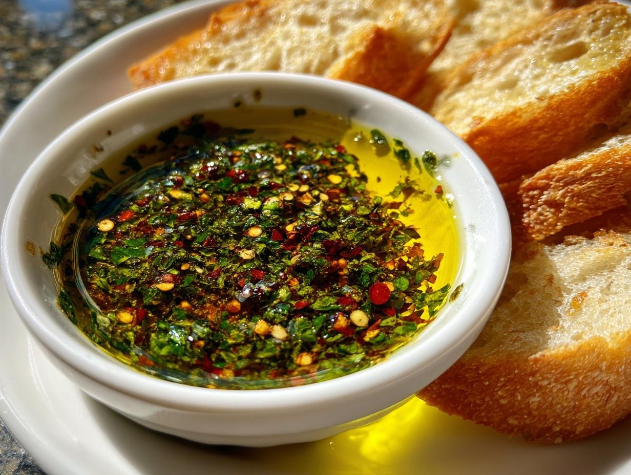 Quick and Easy Bread Dipping Oil Recipe in 10 Minutes - Recipesyz